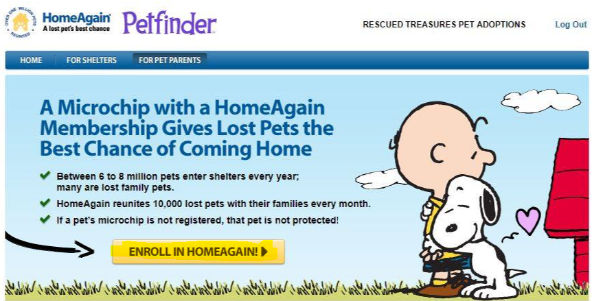 Microchip Registration – Rescued Treasures